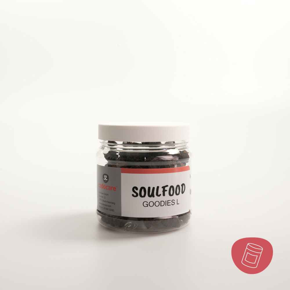 cadocare Hundesnacks - Soulfood Goodies L - Huhn, Süßkartoffel & Holun – cadocare GmbH